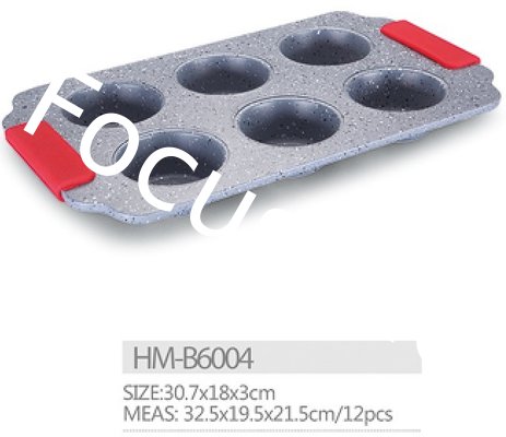 Carbon steel High strength non stick marble coating bread pan cookware bakeware supplier