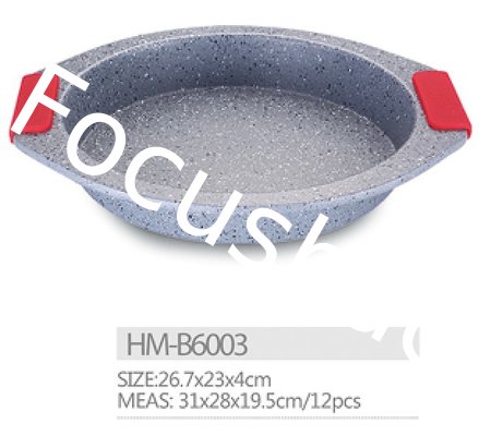 Carbon steel High strength non stick marble coating bread pan cookware bakeware supplier