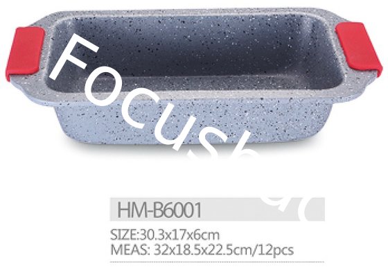 Carbon steel High strength non stick marble coating bread pan cookware bakeware supplier