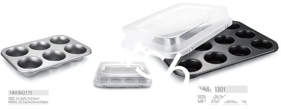Nonstick square mini muffin pan/ Cake bread Baking Mold/brownie pan supplier