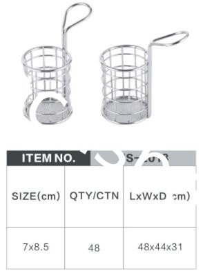 stainless steel cylinder mini chips frying basket fine mesh deep fat fryer supplier