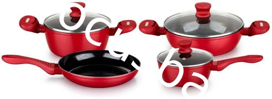 Aluminum forged induction color ceramic coating nonstick cookware set supplier