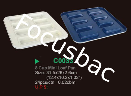 Amazon hot selling high quality carbon steel whitford bakeware christmas ceramic mini loaf pans supplier