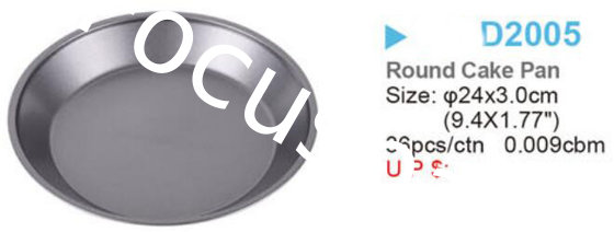 Home use Nonstick custom shaped Round Cake Pan 9inch pie pan pizza pan bakeware supplier