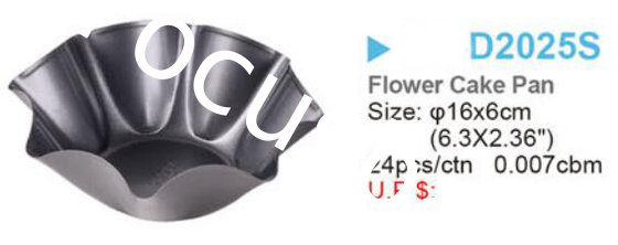 Flower Steel Cupcake Mold Reusable flower cake Baking bread mold Tart Pan supplier