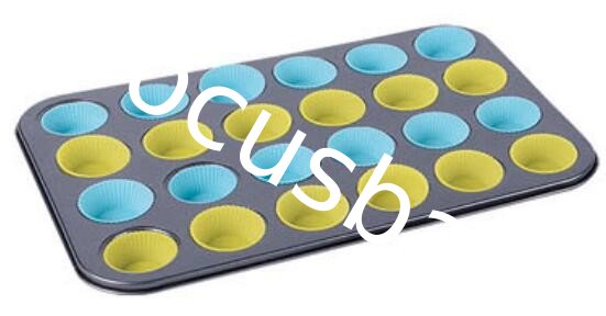 Hot selling customized Classic Non stick 6,24 cups muffin pan /cake mold with Paper Cup supplier