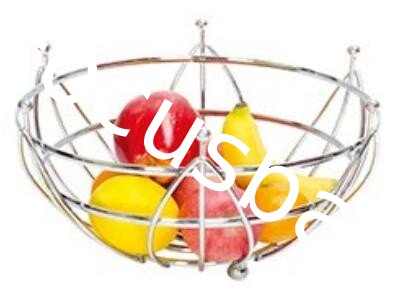 Good quality & cheap price awesome stainless steel or silver chrome iron metal wire fruit basket fruit bowl supplier
