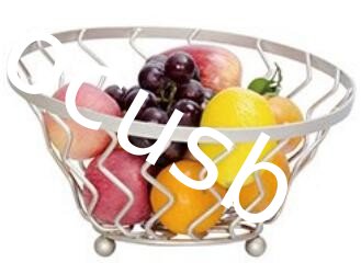 Fashion Kitchen accessory Gift Basket,Wire Fruit Holder,Hanging Metal Fruit Basket supplier
