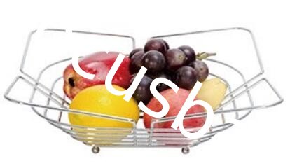 Fashion Kitchen accessory Gift Basket,Wire Fruit Holder,Hanging Metal Fruit Basket supplier