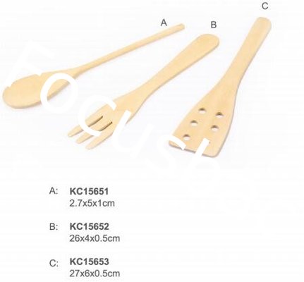FDA customized/wholesale kitchen wood handle soup scoop With Handle supplier