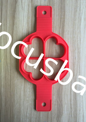 FBT121604 for wholesales silicone 4-holes pancake mold 4 shapes as option supplier