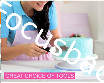 FBT010603 cake decoration kit include turntable stand,piping tips,icing bags,spatula etc. supplier