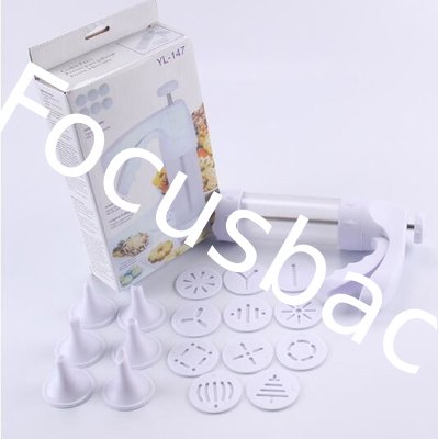 FBT010605 for wholesales cookie press decoration kit Includes 12 Fit Right cookie disc shapes supplier