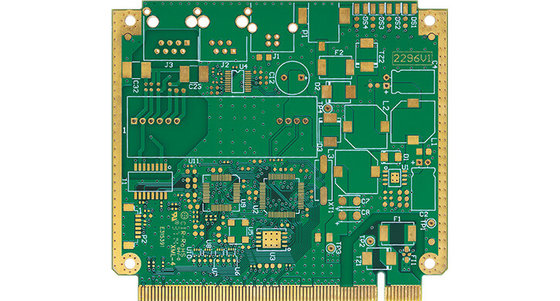 China Security Surveillance Device Multilayer PCB Board OSP V0 60 * 37 Mm 10-layer PCB with Blind Via and Gold Fingers Supplier