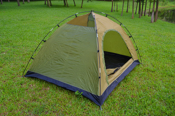 Double Layer Dome Two Person Waterproof Camping Tent with air - ventilated Fly Sheet