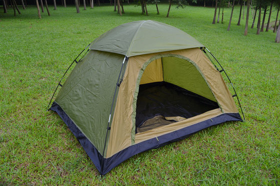 Double Layer Dome Two Person Waterproof Camping Tent with air - ventilated Fly Sheet