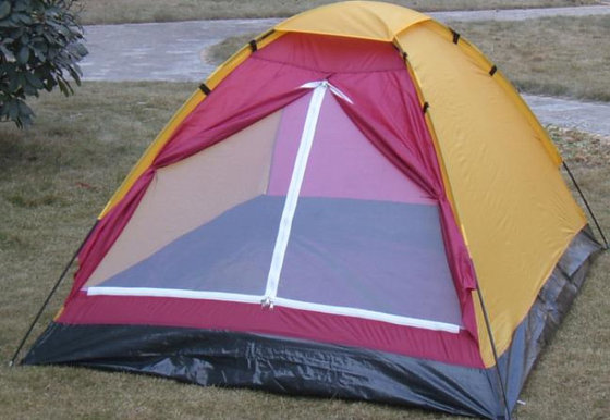 Tente de camping imperméable respirable commerciale de plage avec Polonais en aluminium pour des loisirs