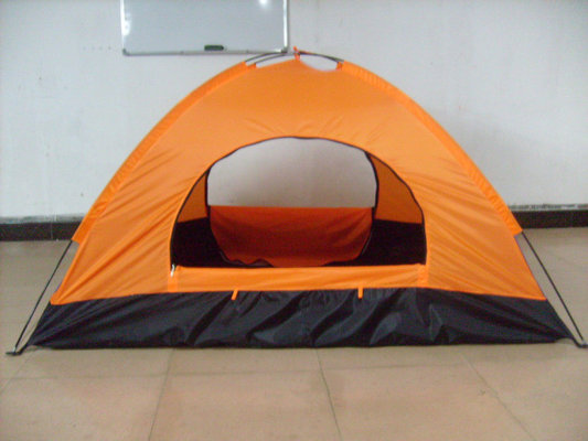 Durable Small Family Waterproof Camping Tent Orange / 1 - 2 Person Tent