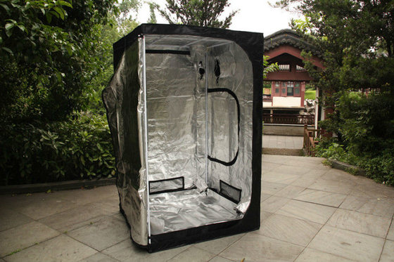 Non - toxic 600D Oxford  Mylar Grow Tent Large 40*40*120 cm , 60*60*140 cm