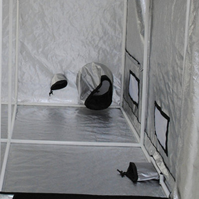 120x120x200cm Greenhouse Hydroponics Mylar Grow Tent With 95% Light Reflectivity