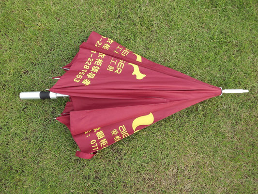 30 Inches Polyester Custom Purple Golf Umbrella With UV Protection For Business Promotion