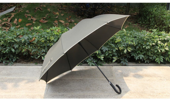 Wind Resistant Custom Golf Umbrella Red For 2 People With Heart- transfer Printing