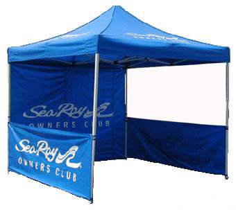 Durable Steel Frame Full Color 10x10 Ez Up Canopy , Instant Canopy Tent for Event