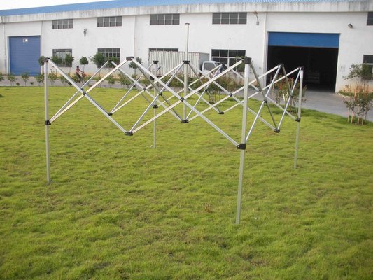 Rust - Resistant Red 10 x 15 ft Folding Canopy Tent For Market / Canopy Wedding Tent