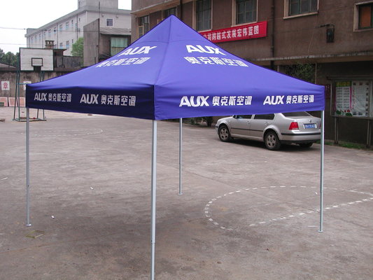 Small Purple Easy Up Folding Canopy Tent  8x8 ft With 600D Carry Bag CE SGS