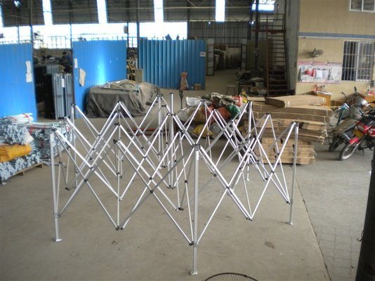 Anti - flaming Aluminum Folding Canopy Tent For Picnic / SUBWAY Noshery Promotion