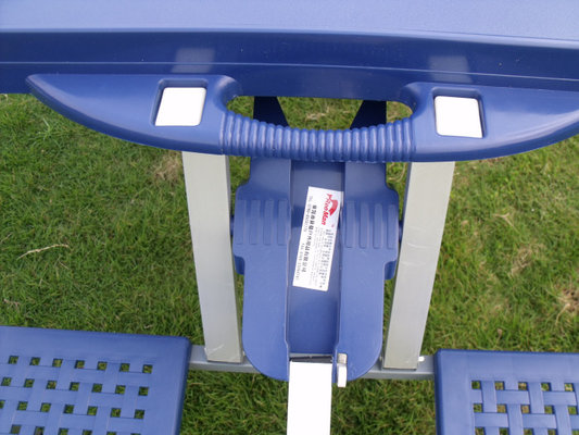 Fashion Full Color ABS Folding Camping Table And 4 Stools / Small PP Chiars