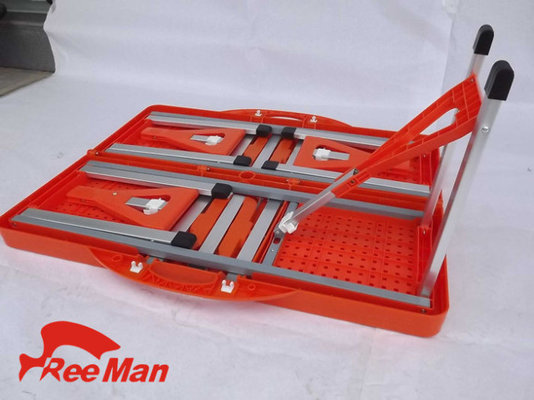Luxury Durable Easy Cleaning Foldable Camping Table And Chairs In Plastic Red