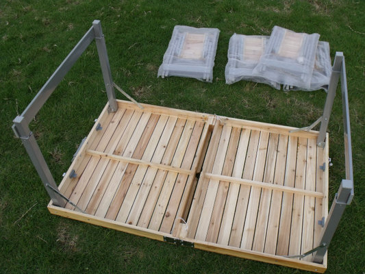 Custom Outside Folding Camping Table And Chairs Set With Aluminum Legs