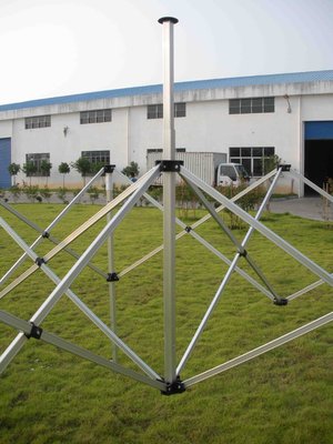 600D Oxford Folding Outdoor Sports Canopy Tent For Garden Black 3x3m