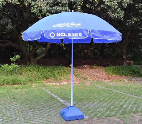 Durable 6 FT Dome Beach Umbrella Windproof UPF 50 + For Outdoor Promtion