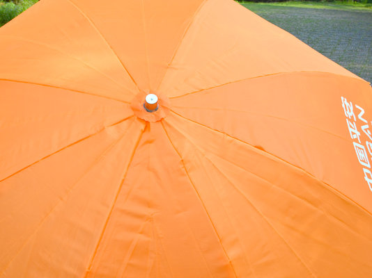 Windproof Orange  Beach Umbrella