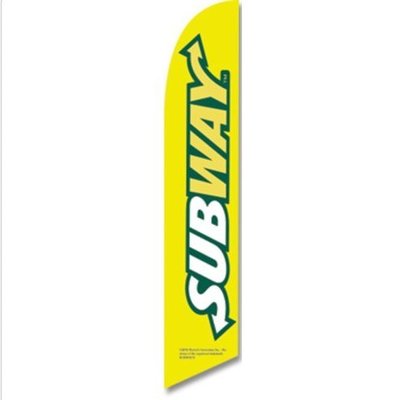 Personalized Aluminum Pole 15FT Height Beach Flag Banner for Glass Ground , Swooper Flag