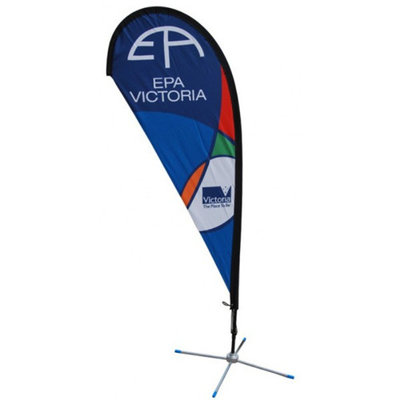 Promo 130g en dehors de bannière de drapeau de plage de sport/d'impression protégeant du vent de drapeau de voile