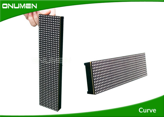 China Lightweight P5.2 Curved LED Screen / Flexible Video Display 17mm Thickness supplier