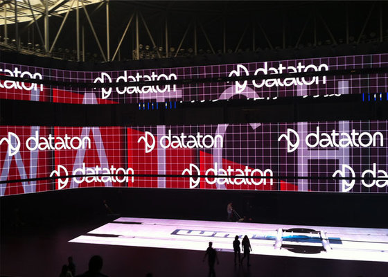 China Full Color Indoor LED Curtain Display 64×64 Pixels , Mini Led Display Module High Definition supplier