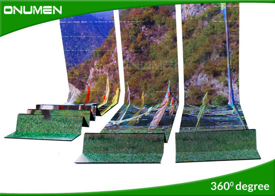 China Light Duty Foldable LED Stage Curtain Screen Flexible Video Wall Displays 10mm Thickness supplier