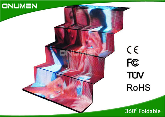 China Slim Collapsible P10 Outdoor Full Color LED Display Wall Video Screens Good Heat Dissipation supplier