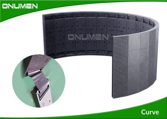 China Foldable Curved LED Screen Wall P5.2 Flexible Video Display With Good Lightening Accordance supplier