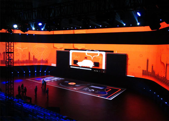China 1500CD / m² Foldable LED Screens Outdoor P10 RGB LED Module Video Screen Hire supplier