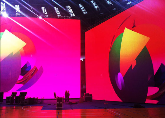 China Hunging High Resolution LED Display Stage Video Screens 110° Viewing Angle For Weding / Meeting supplier