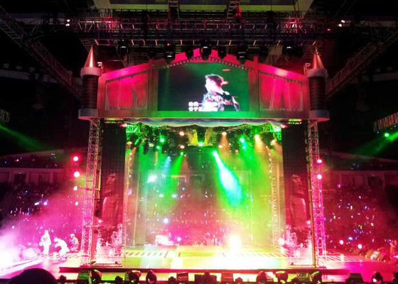 China Low Attenuation HD P8 Outdoor Advertising LED Panel For Stage 1.5 mm Thicknes supplier