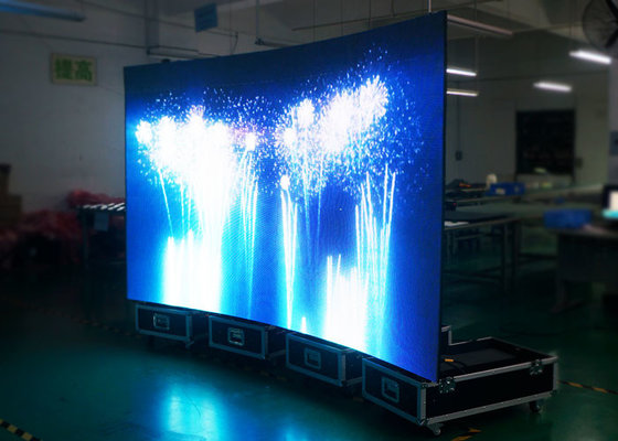 China Lightweight Roll Up Foldable LED Screen 6mm Video Wall Displays 11Kgs / Sqm supplier