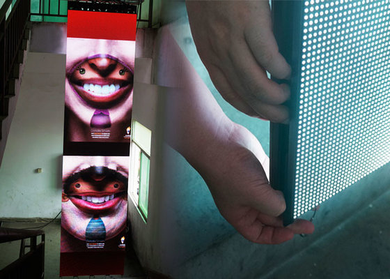 China Two Side Outdoor Full Color LED Screen Flexible Video Wall Displays Easy Install Dismantle supplier