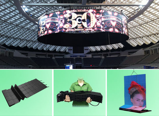 China Patented foldable 6mm 12mm LED displays for concerts and events supplier
