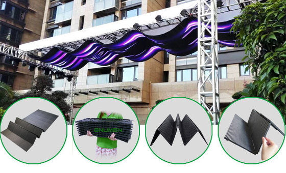 China Hot selling 6mm flexible LED screen for events and concerts supplier